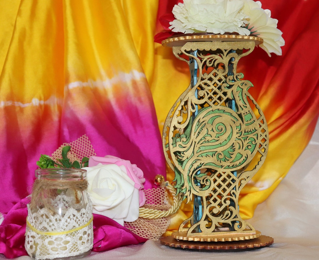 Sleek and Modern Handcrafted Mdf Vase Decorative Stylish Vintage ...