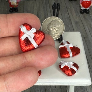 Miniature Dollhouse Valentine Heart, Mini Valentines Gift, Dollhouse ...