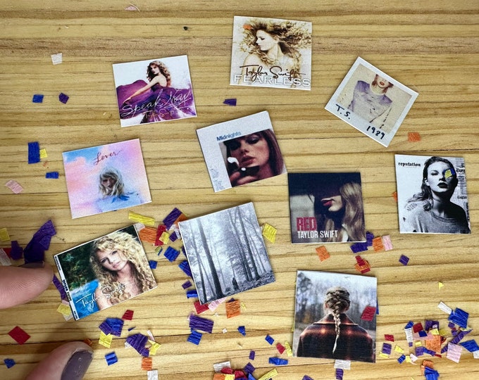 Miniature Dollhouse or Scrapbook Album Covers, Shadow Box Accessories ...