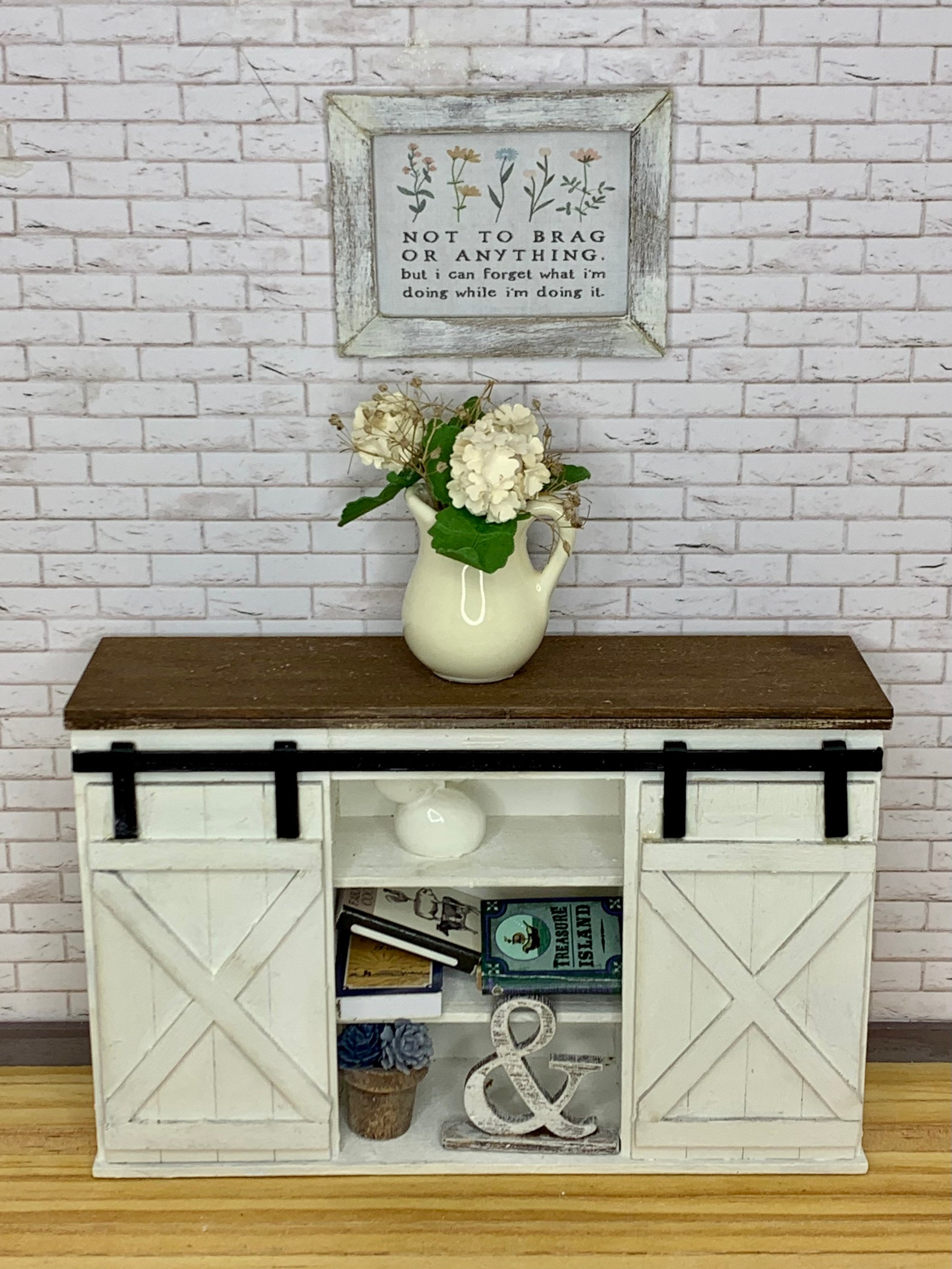 Miniature Dollhouse Sign Dollhouse Picture Miniature Wall - Etsy