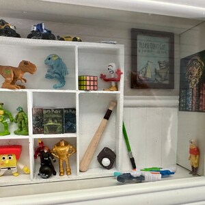 Miniature Kids Toy Room Display, Shadow Box, Mini Toy Diorama Room Box ...