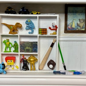 Miniature Kids Toy Room Display, Shadow Box, Mini Toy Diorama Room Box ...