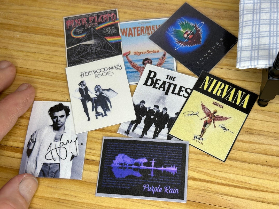 Miniature Dollhouse Music/concert Wall Posters, Dollhouse Wall Decor - Etsy