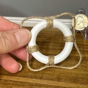 Miniature Dollhouse Life Preserver, Mini Beach House Decoration - Etsy