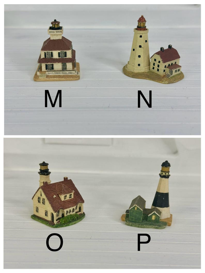 Miniature Lighthouses, Lenox Thimble Lighthouses, Sold Individually, as ...