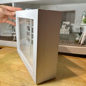 Miniature Dollhouse Bookshelf or Library Room Box, Shadow Box - Etsy