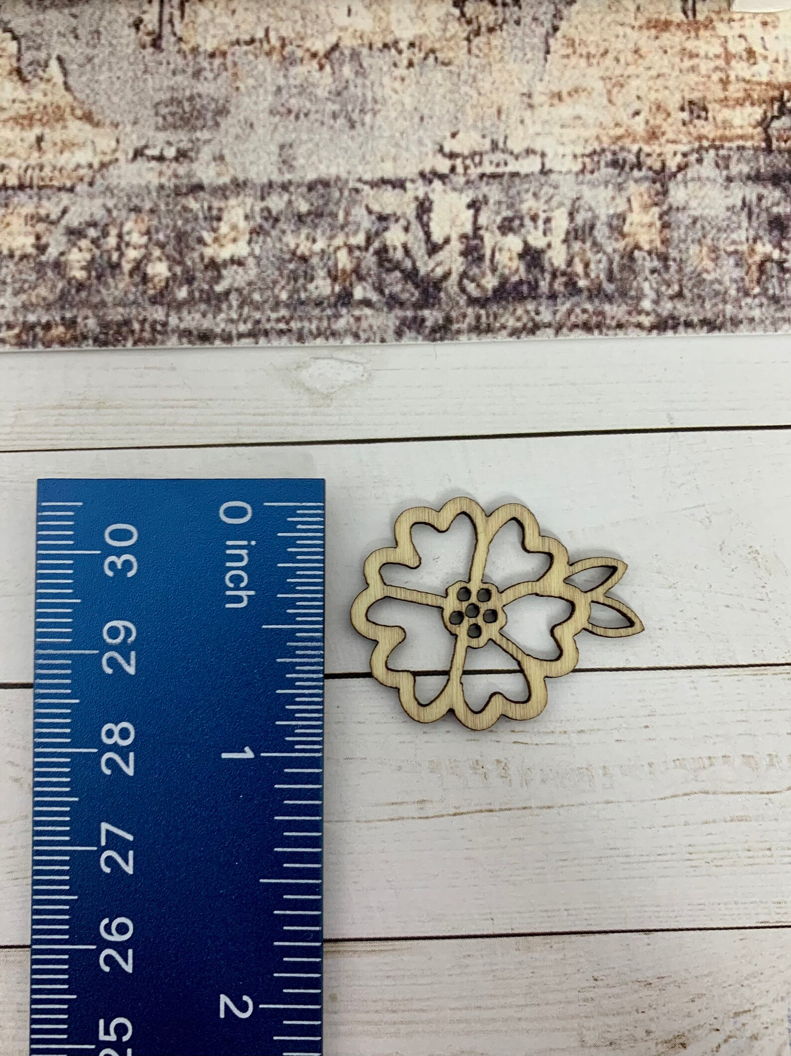 Miniature Wood Flower Cut Outs Miniature Flowers Woodcraft - Etsy