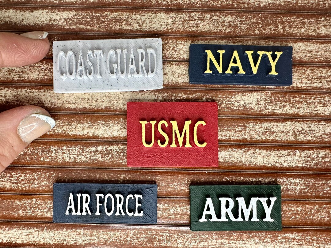 Miniature Military Signs or Plaques, Room Box - Etsy