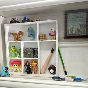 Miniature Kids Toy Room Display, Shadow Box, Mini Toy Diorama Room Box ...