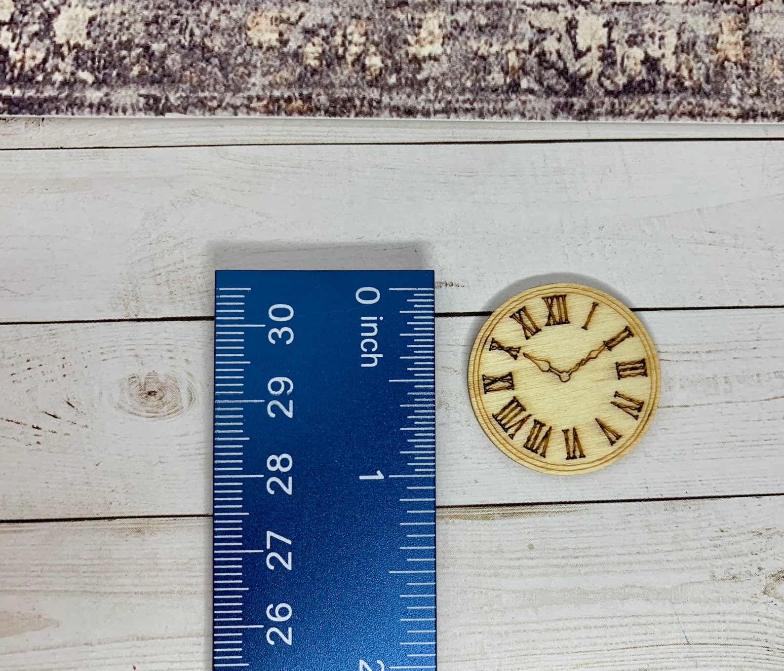 Miniature Wood Clock Face Cut Outs Miniature Clocks - Etsy
