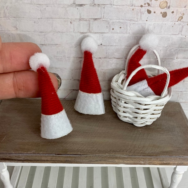 Miniature Santa Hats - Etsy