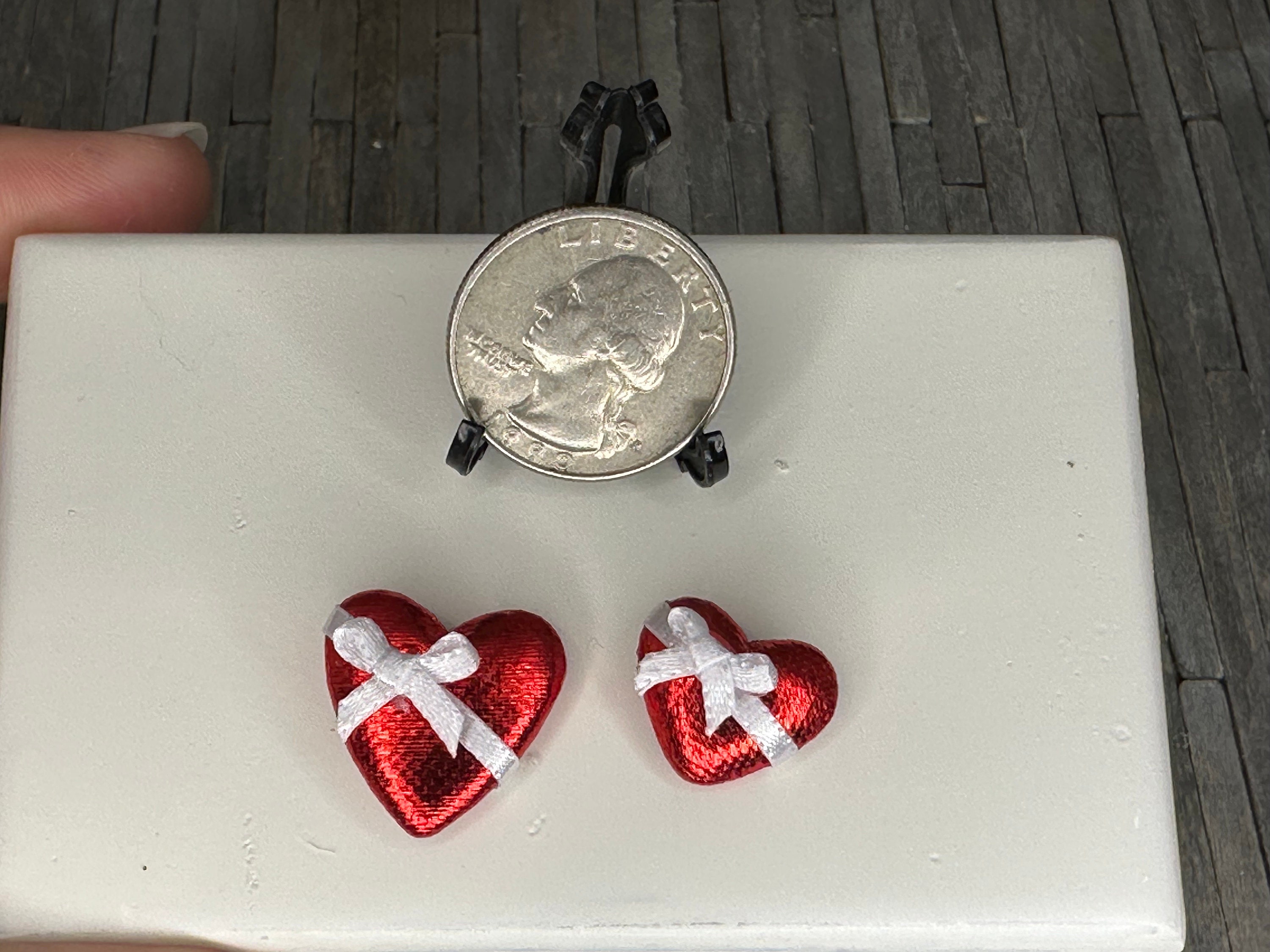 Miniature Dollhouse Valentine Heart, Mini Valentines Gift, Dollhouse ...