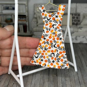 Miniature Display Clothing, Mini Dresses, Halloween Themed Fabric - Etsy