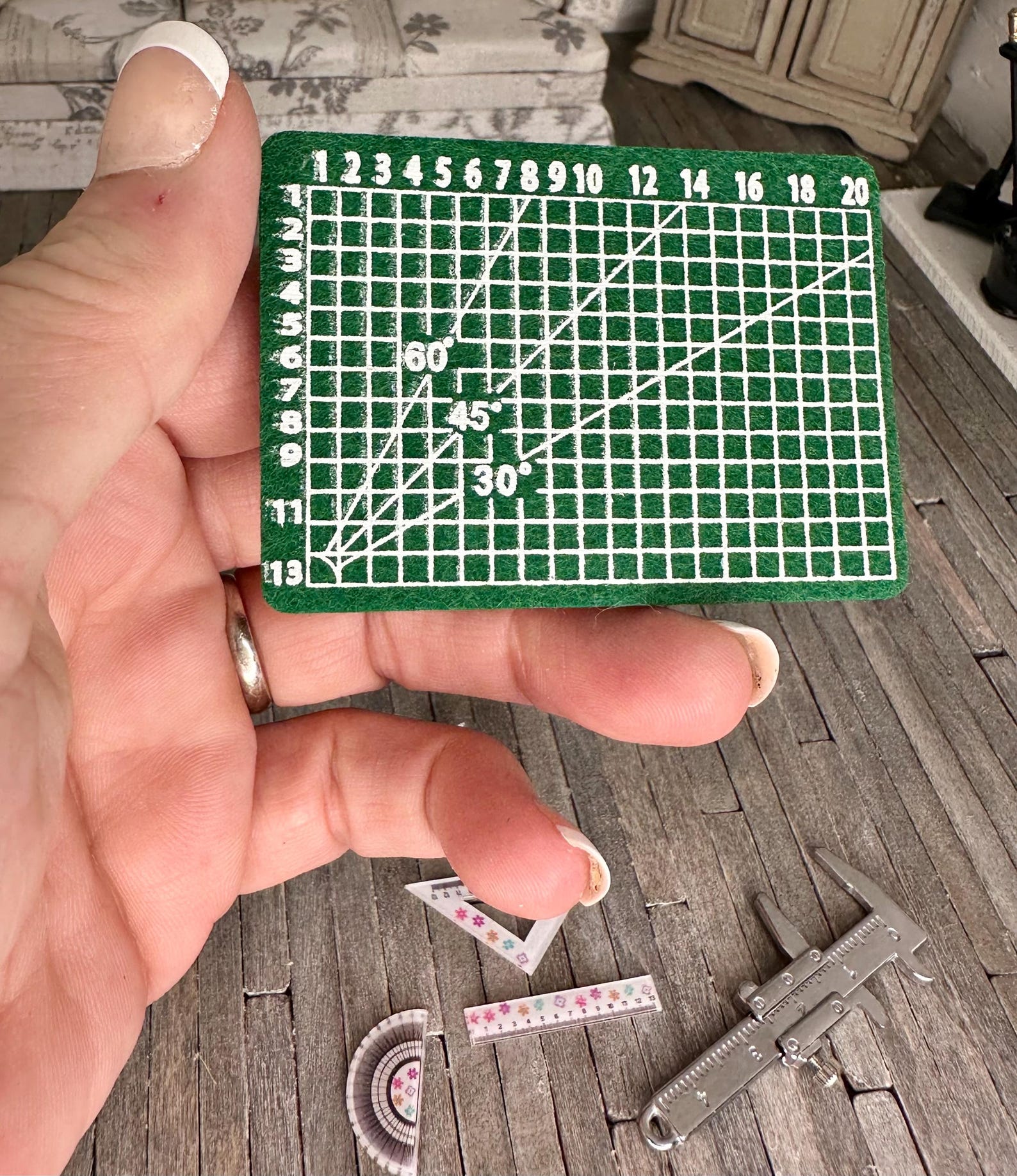 Miniature Dollhouse Craft Mat and Tools OR Large Cutting Mat - Etsy