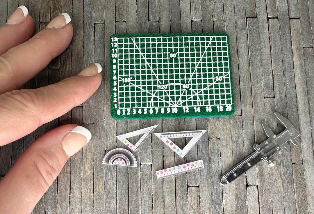 Miniature Dollhouse Craft Mat and Tools OR Large Cutting Mat - Etsy