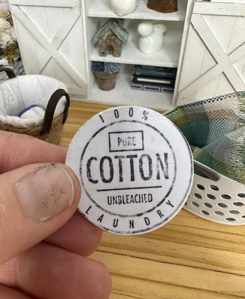 Miniature Dollhouse Vintage Style Laundry Room Sign Miniature - Etsy