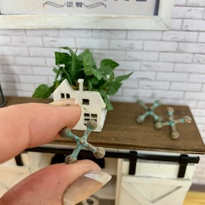 Set of 3 Dollhouse Miniature Jacks Figurine, Dollhouse Decor, Miniature ...