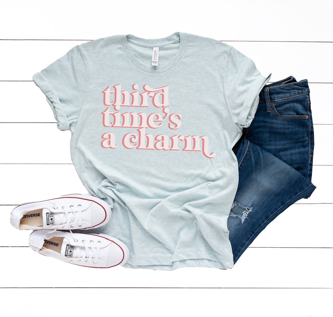 Commercial Use SVG Phrase | SVG Phrase| Third Time's A Charm SVG ...