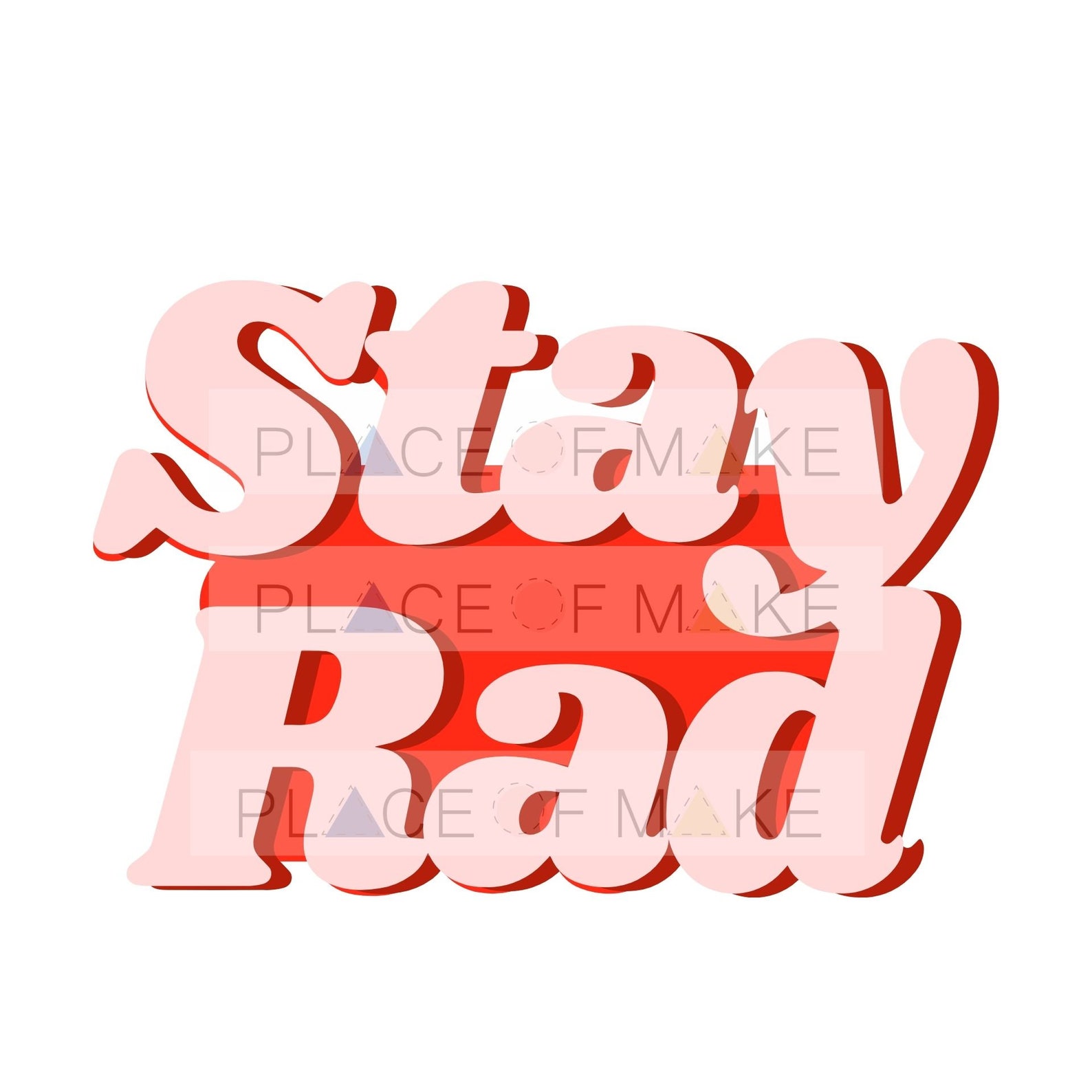 Stay Rad SVG| Commercial Use SVG Phrase | SVG Phrase| Positivity Quote ...