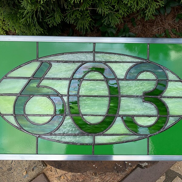 Stained Glass Numbers - Etsy