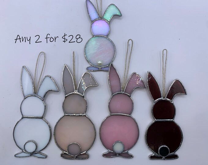 Easter Basket With Eggs, Stained Glass Suncatcher. Window or Wall ...