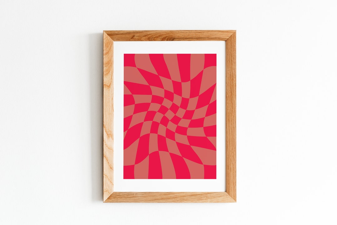 Funky Checkered Print, DIGITAL PRINTS, 9 Different Colored Checkered ...