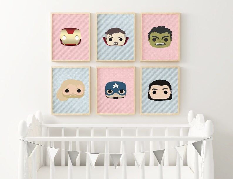 Marvel Wall Prints - Etsy