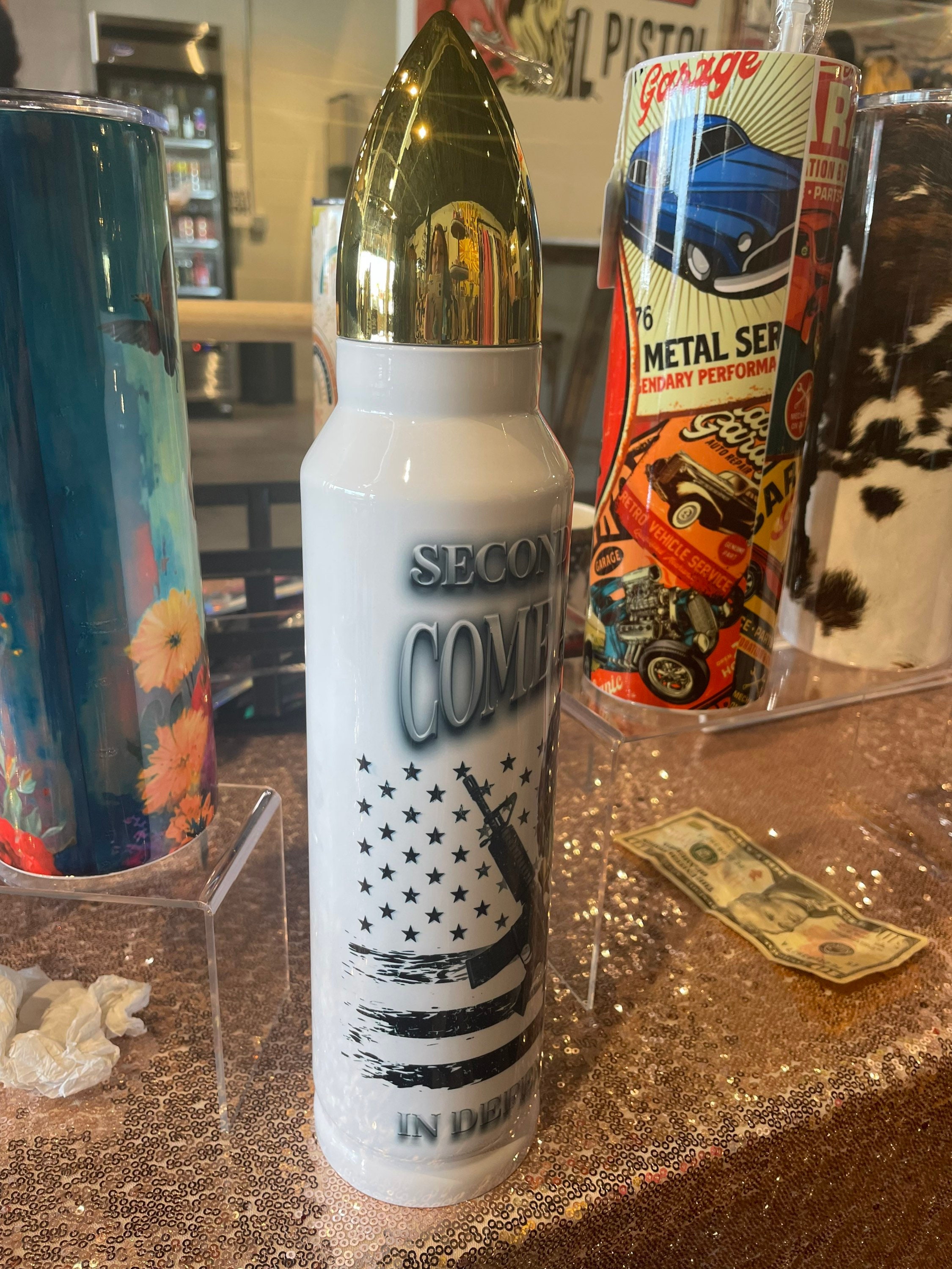 32oz Bullet Second Amendment Tumble/thermos - Etsy