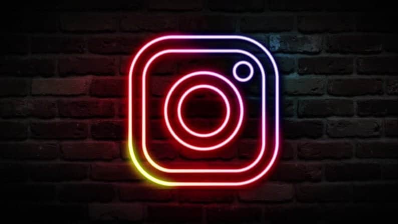Wall Hangings Wall Décor Instagram logo LED Neon Sign Custom sign ...