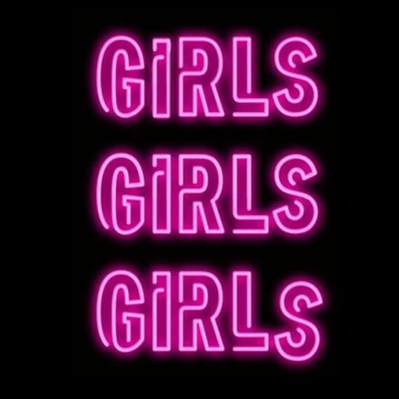 Girls neon sign Girls neon light sign Girls Led neon Neon | Etsy