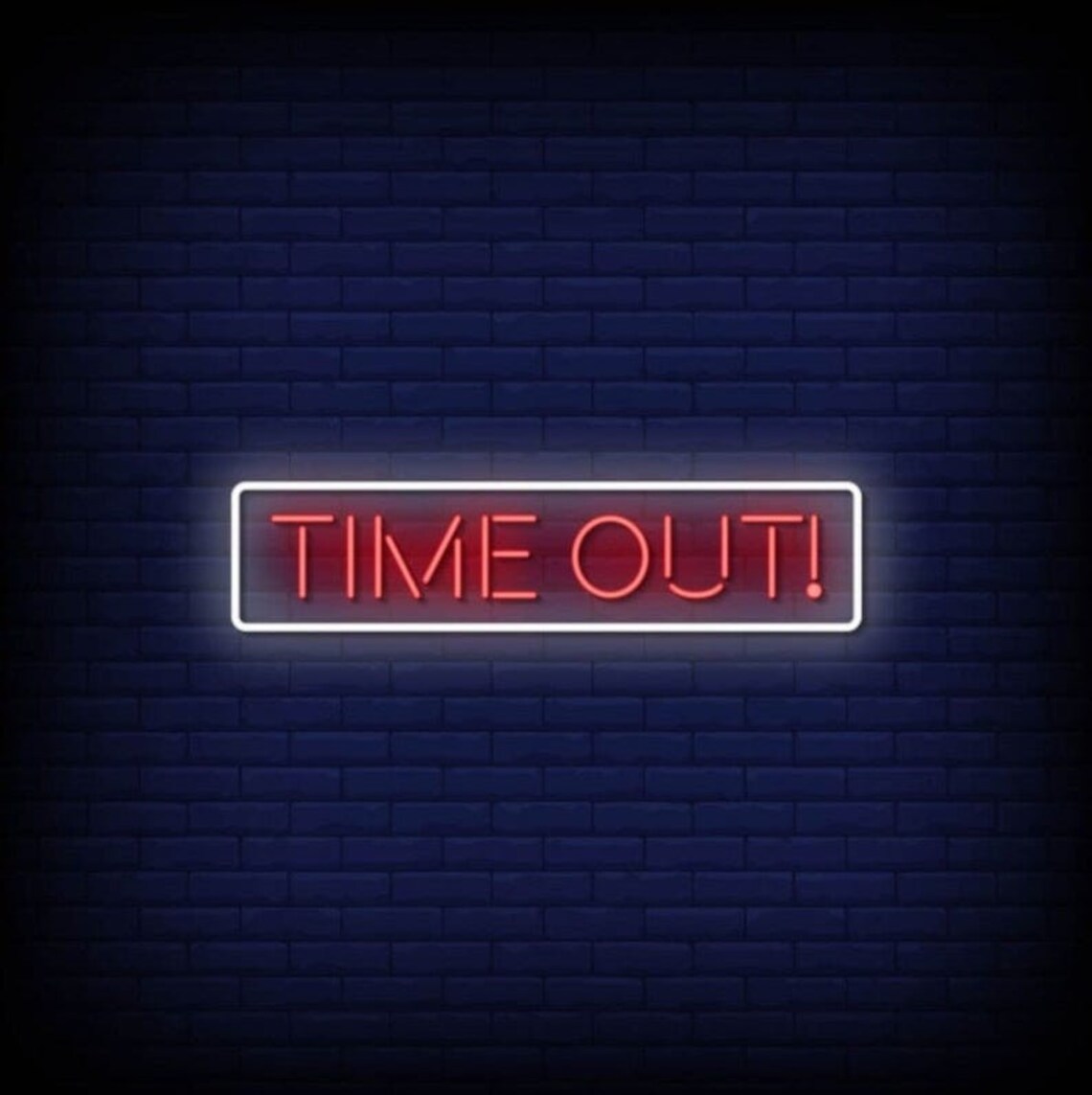 Time out neon sign Party neon light sign Led neon sign | Etsy