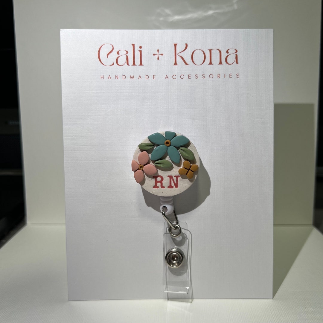 Polymer Clay Badge Reel - Etsy