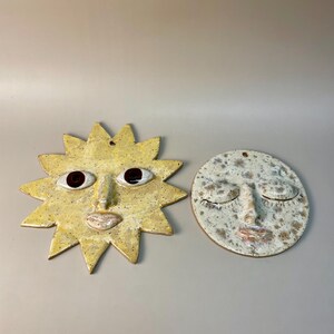 Handmade Ceramic Moon Hanging - Etsy