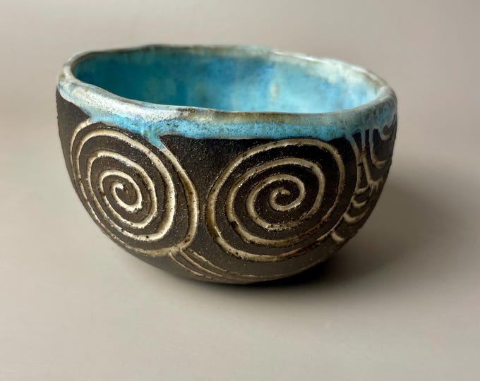 Handmade Ceramic Newgrange Inspired Carved Ritual Bowls - Etsy