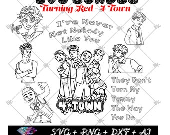 Turning Red Cut File - Etsy