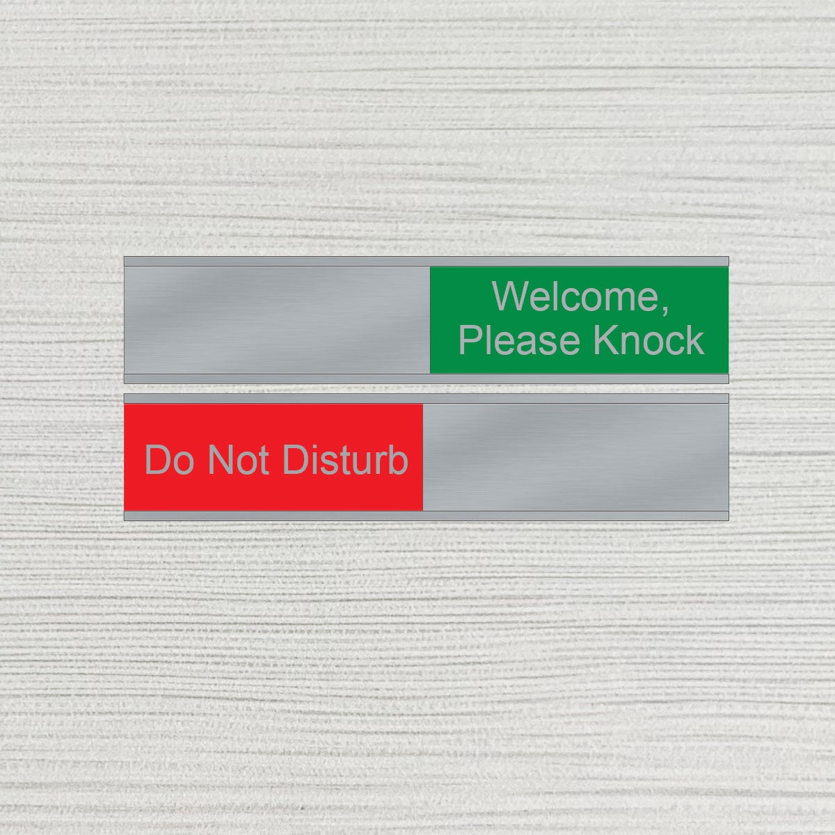 Welcome, Please Knock/do Not Disturb Slider Sign - Etsy