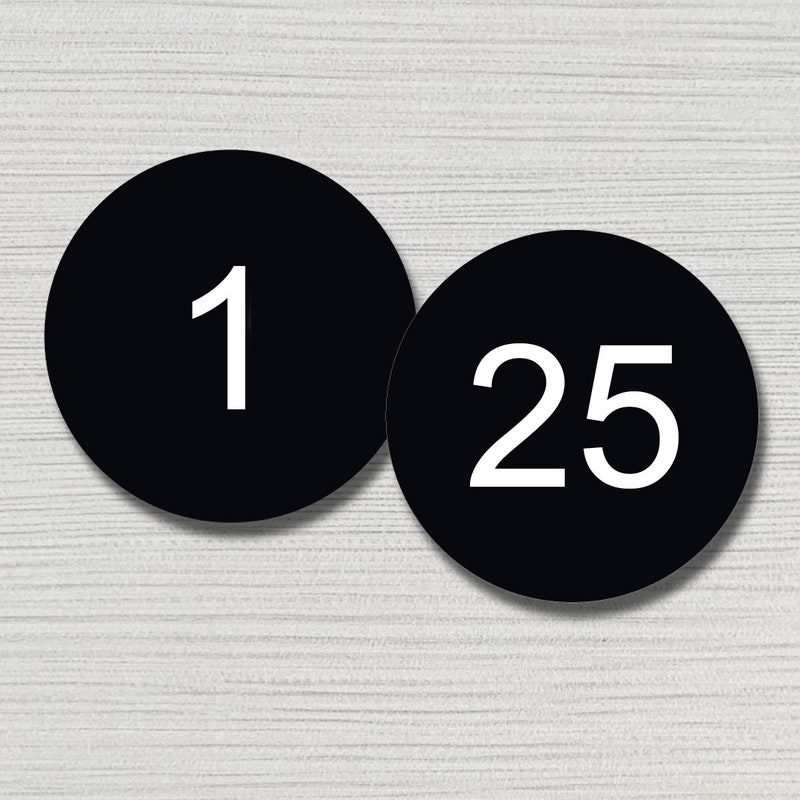 Self Adhesive Locker Numbers - Etsy Australia