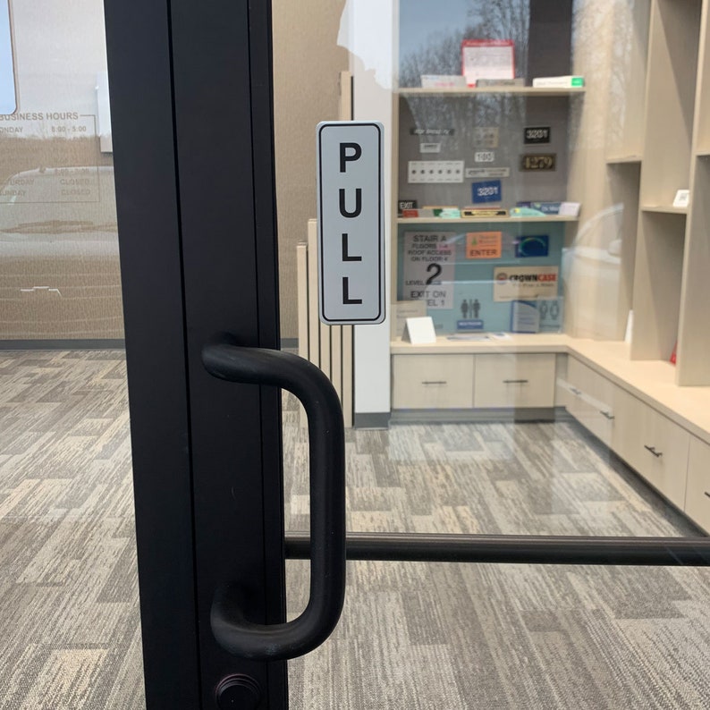 Push and Pull Door Signs - Etsy