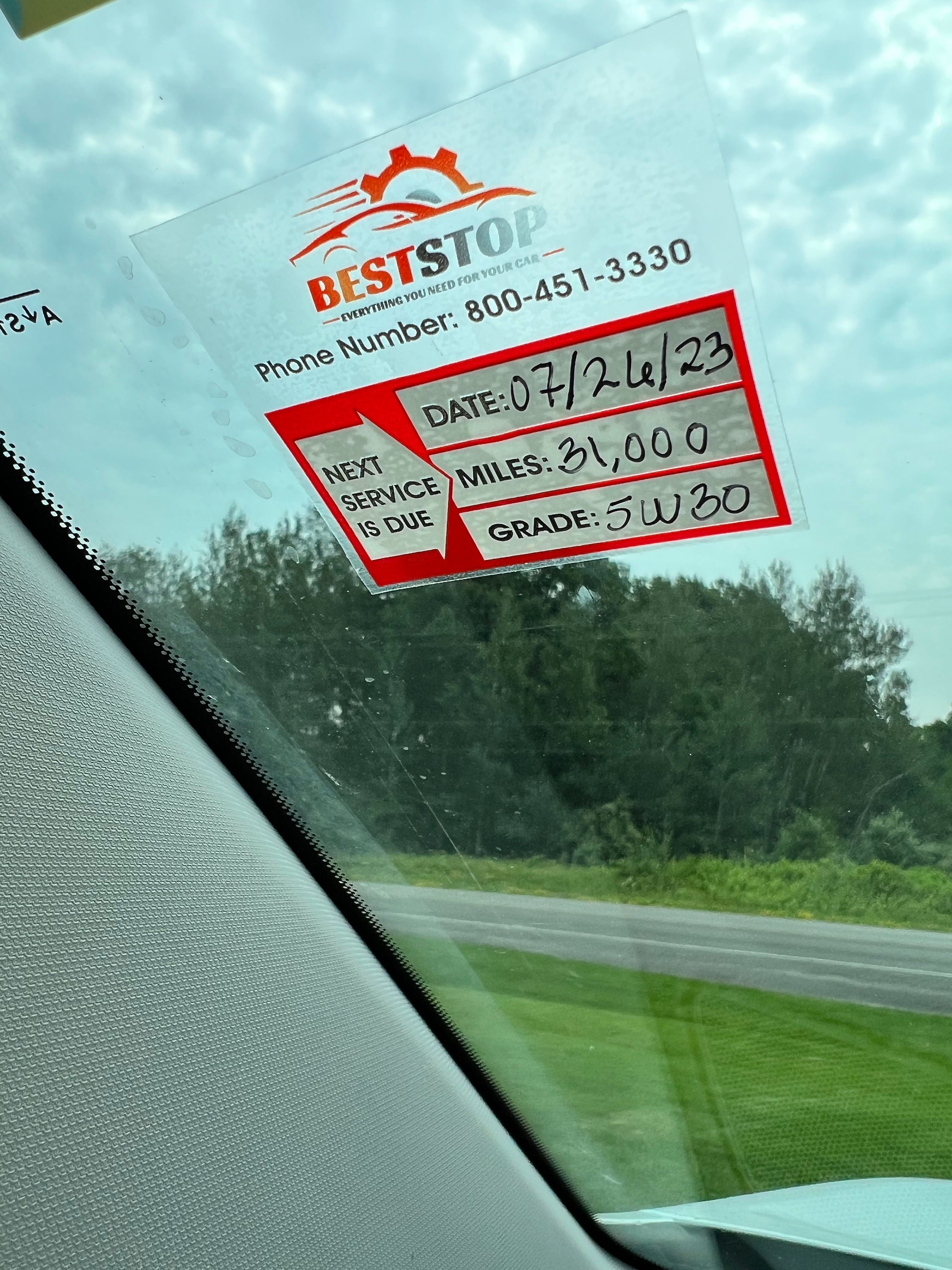 Oil Change Stickers - Removable Adhesive Vinyl - Etsy