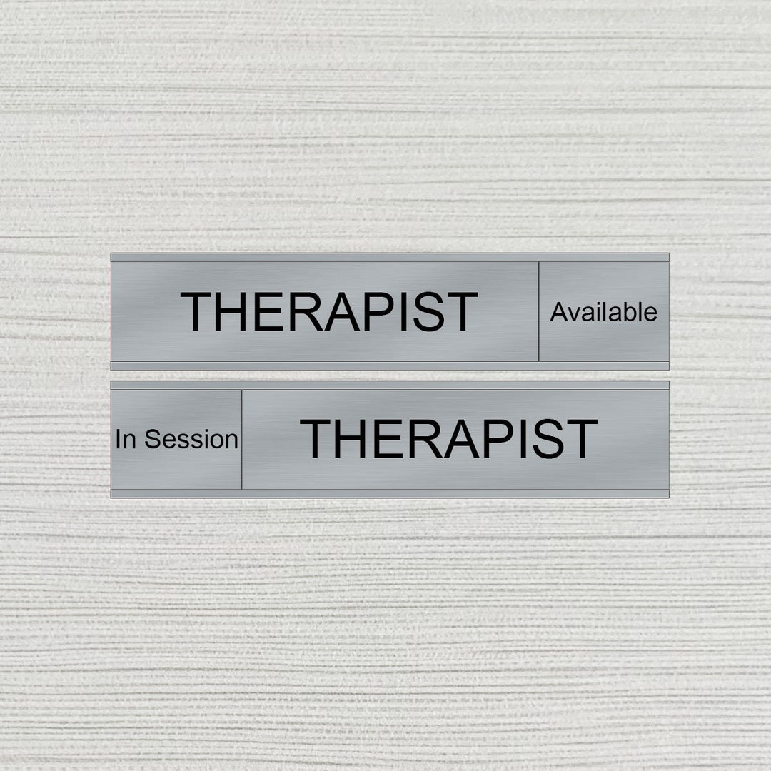Therapist Slider Sign - Etsy