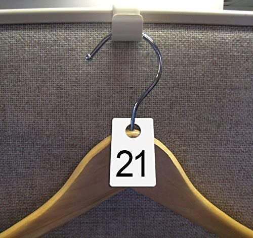 Consecutively Numbered White Metal Coat Check Tags - Etsy