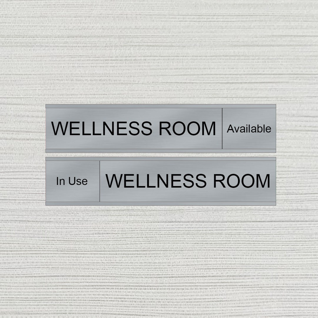Wellness Room Slider Sign - Etsy