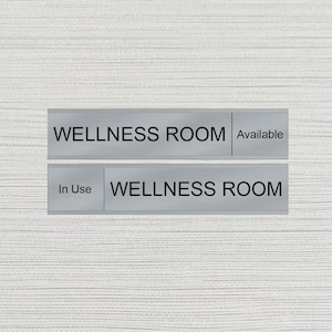 Wellness Room Slider Sign - Etsy