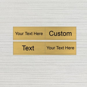 Custom Slider Nameplate Sign - Etsy