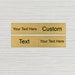 Custom Slider Nameplate Sign - Etsy