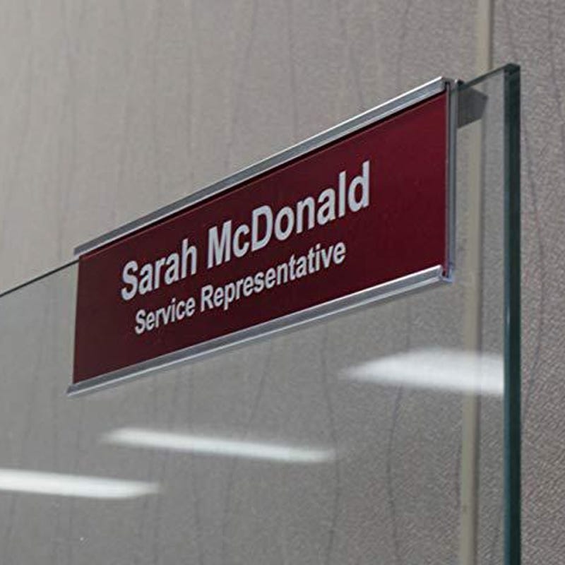 Cubicle Nameplate Holders - Etsy