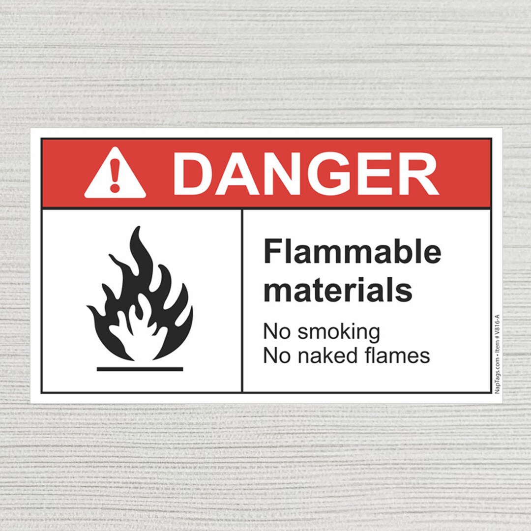 Vinyl Safety Decal Signs, 5-packs - Etsy