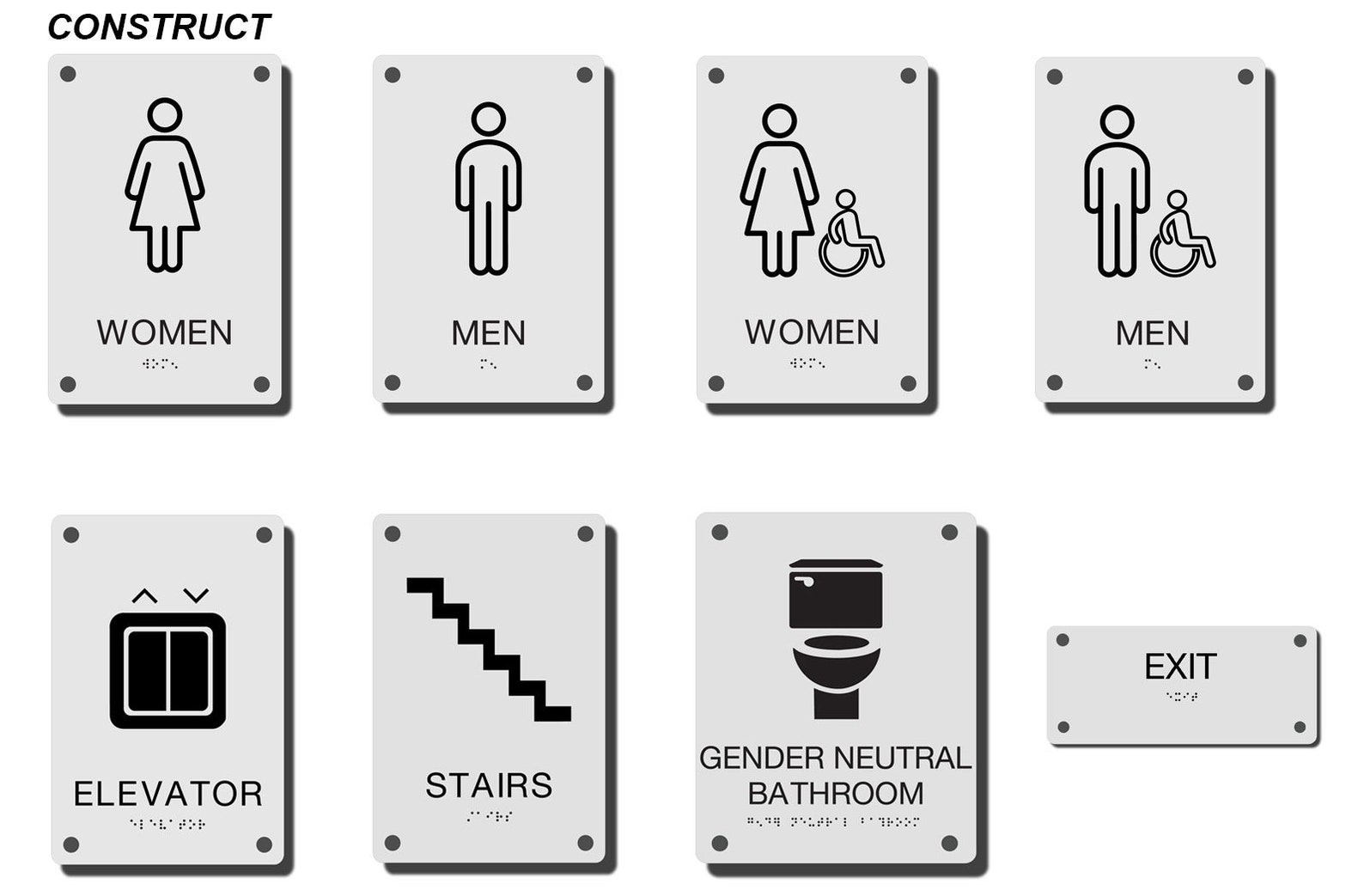 ADA Compliant Braille Signs - Etsy