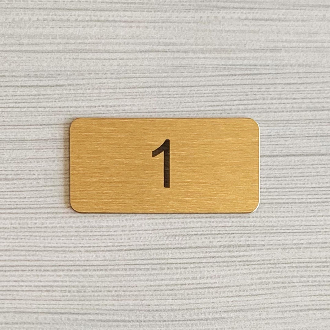 Numbered Brass Locker Tags - Etsy