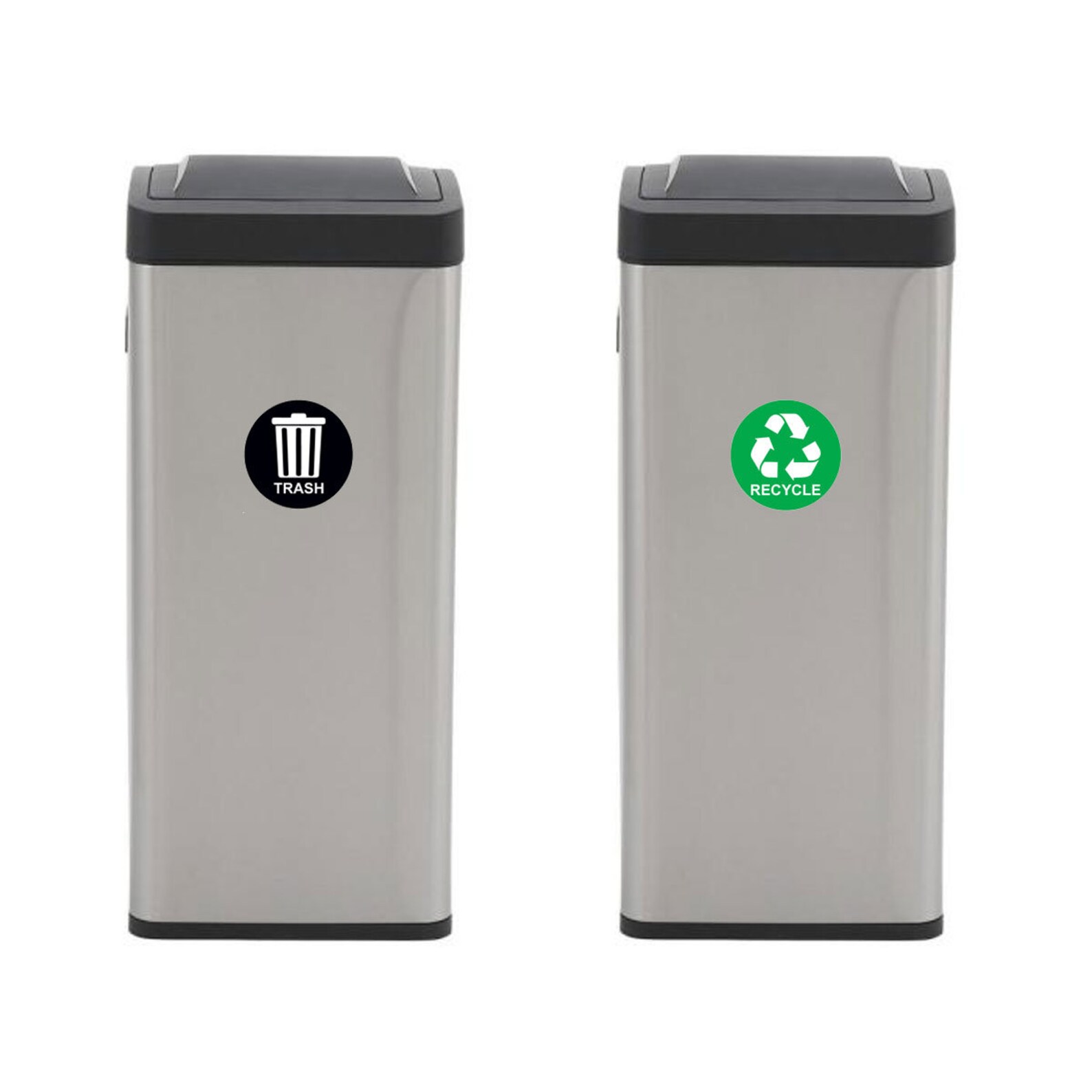 Trash & Recycle Vinyl Decal Sticker Signs - Etsy